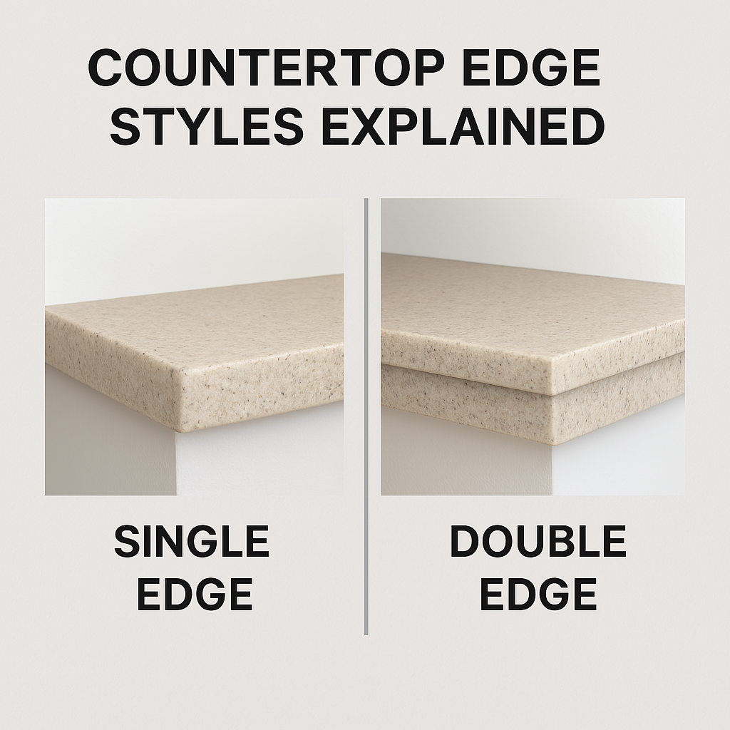 Countertop Edge Styles Explained: Single vs. Double Edge – Best Budget ...